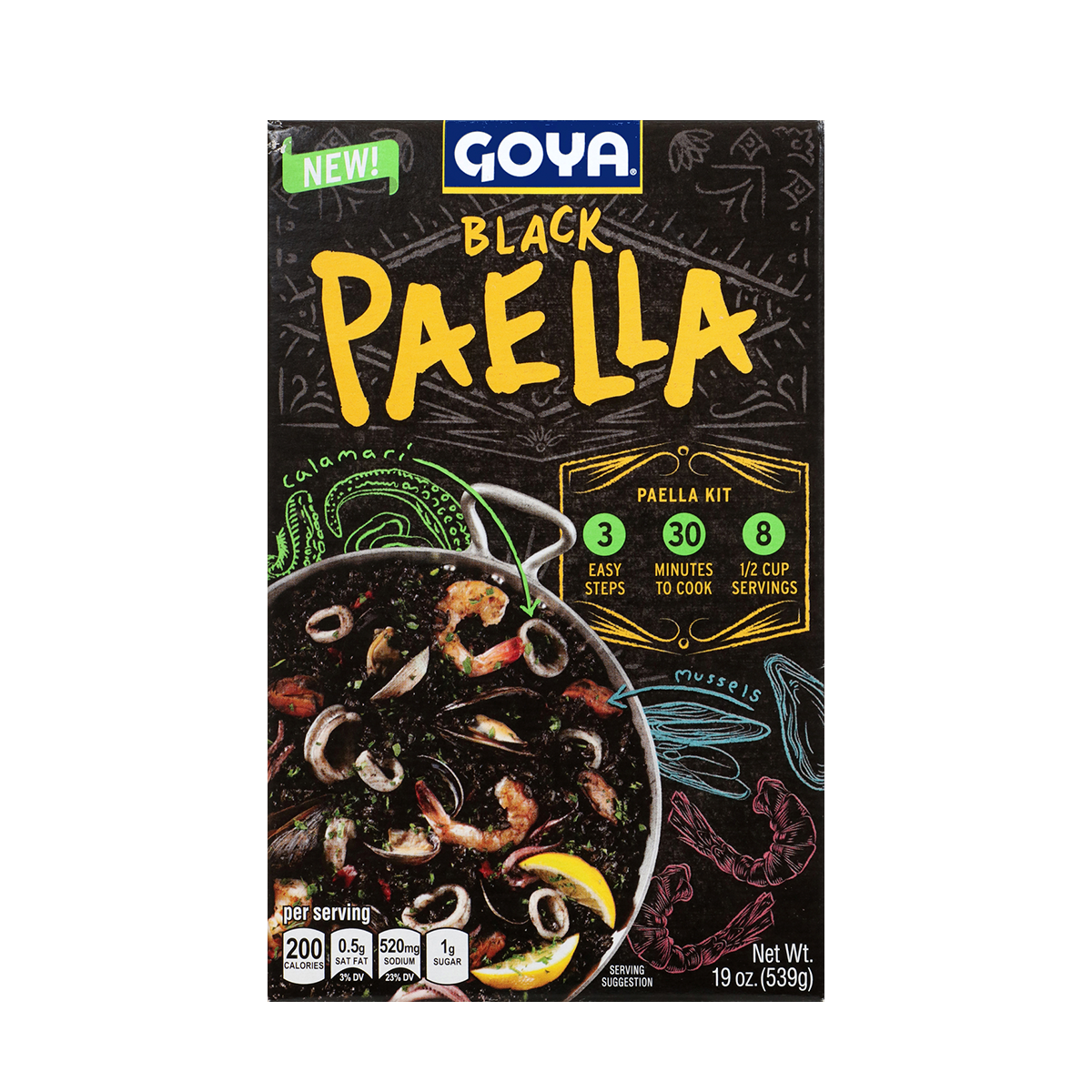 Arroz Tipo Paella Negra Goya 539Gr – Alpiste